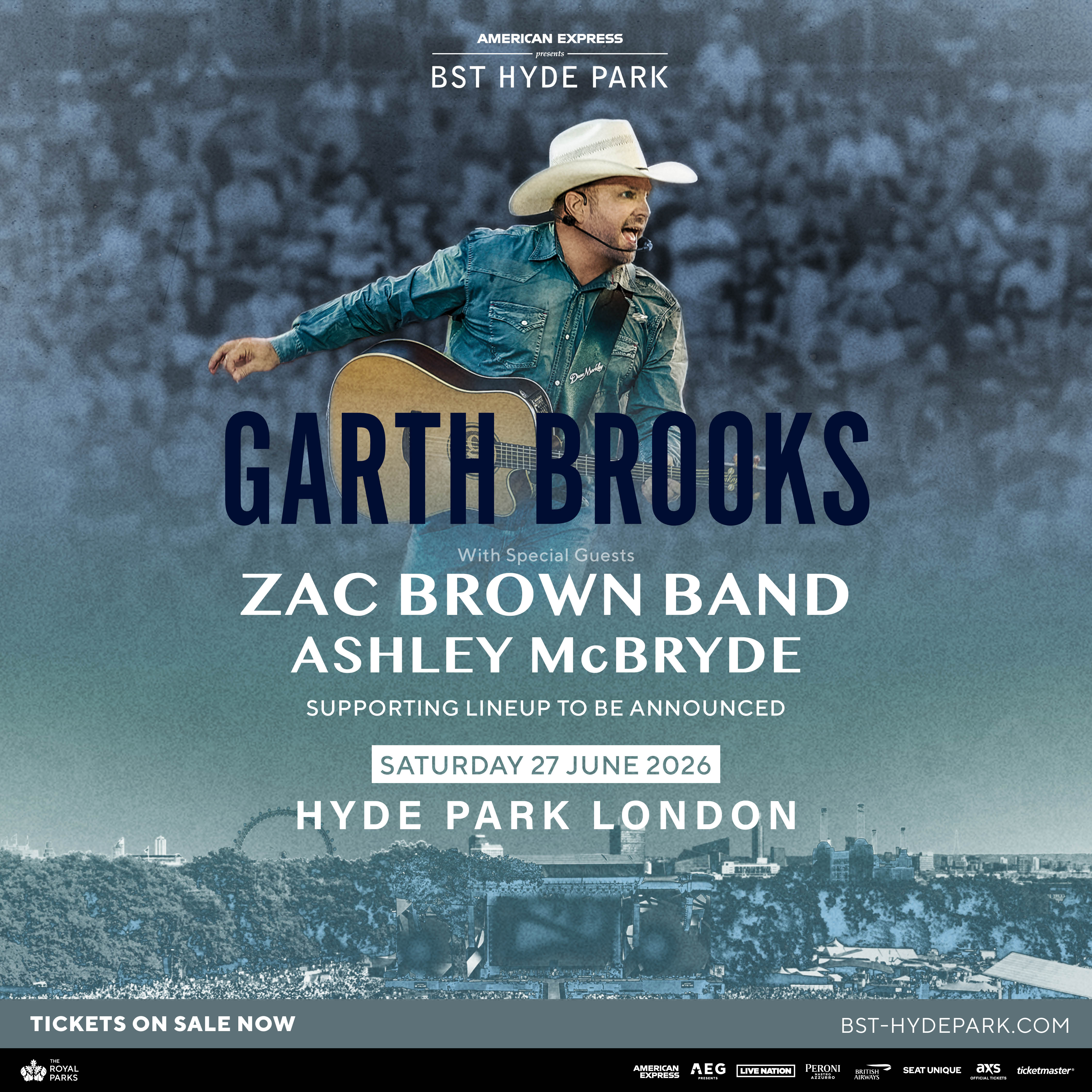 American Express presents BST Hyde Park Garth Brooks - Absolute Radio ...