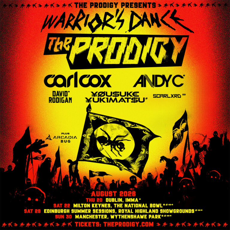 Edinburgh Summer Sessions - The Prodigy Tickets - Absolute Radio Ticket ...